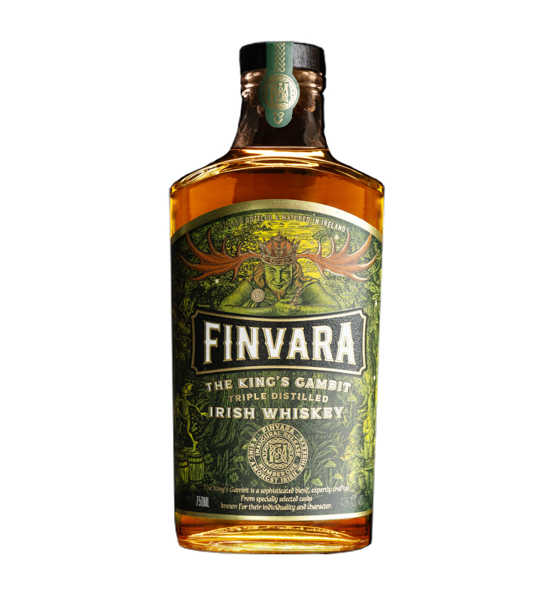 Finvara The King's Gambit Irish Whiskey - 750ml – the DRINKSHOP SA