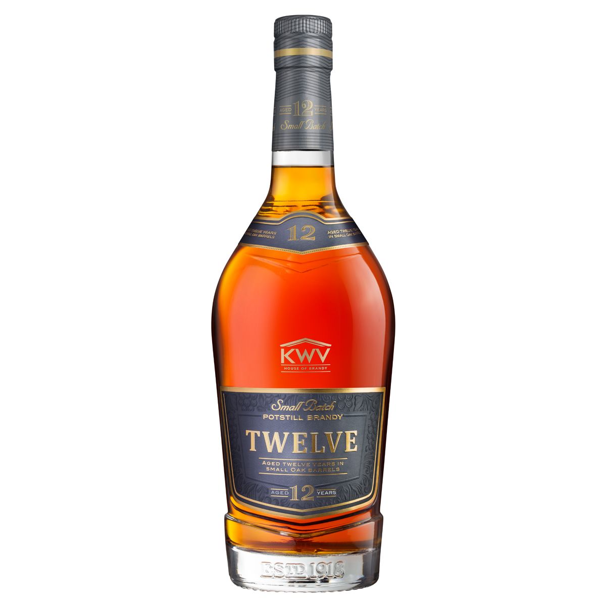 KWV 12 Year Old Brandy - 750ml – the DRINKSHOP SA